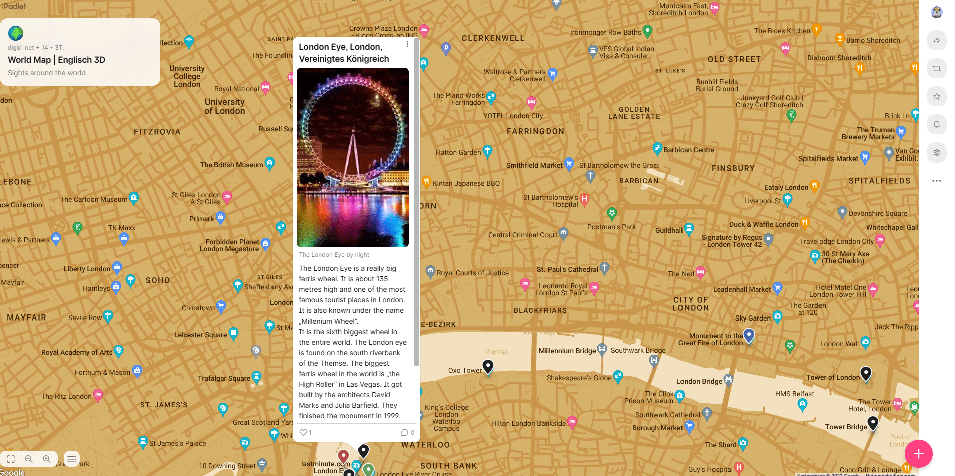Padlet Map | Project - digbi.net